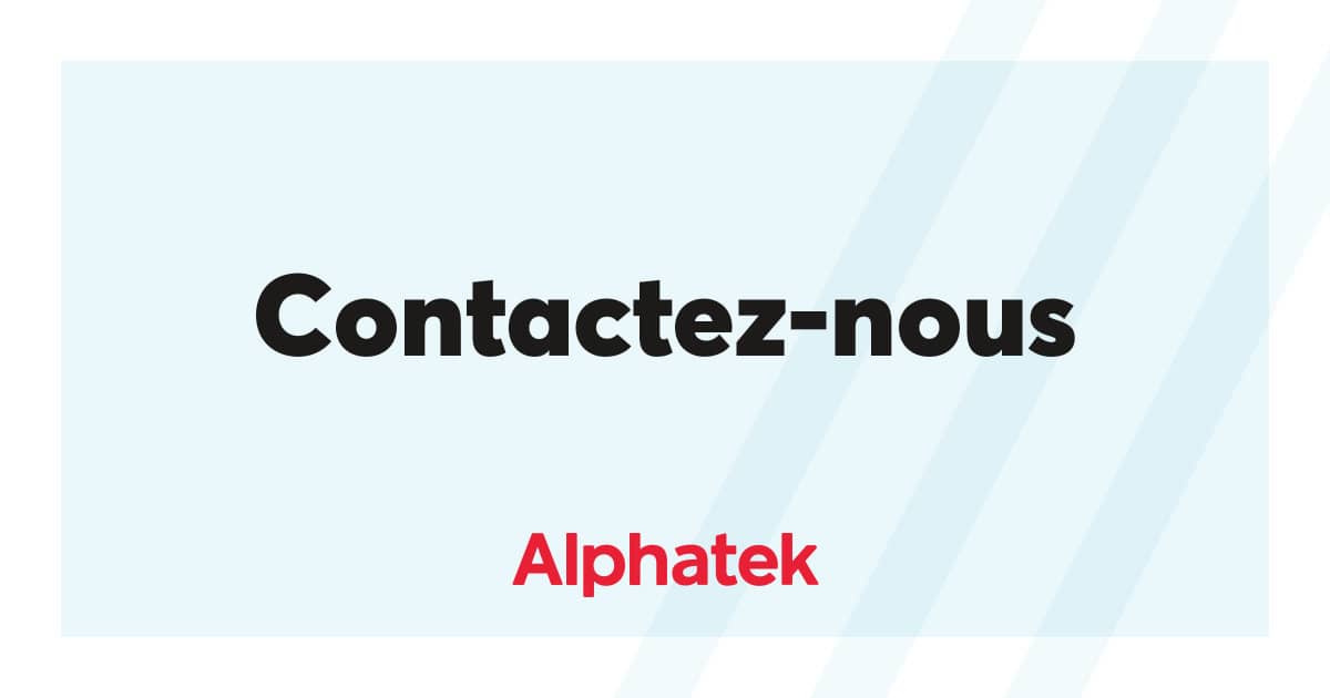 Alphatek | Contactez-nous
