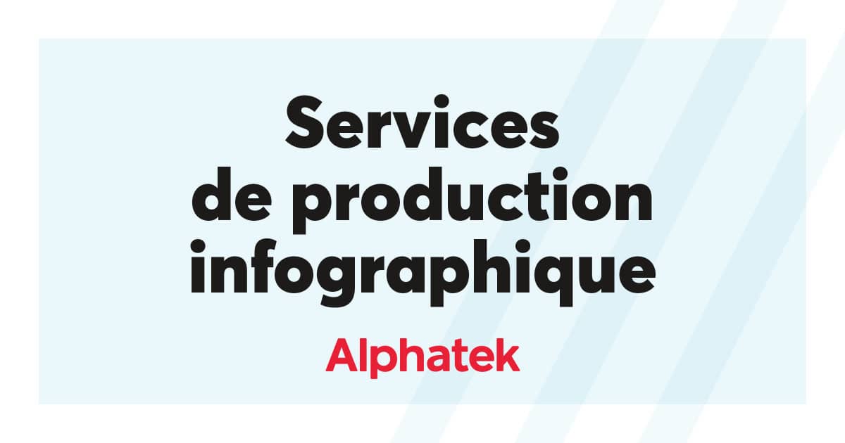 Services de production infographique | Alphatek